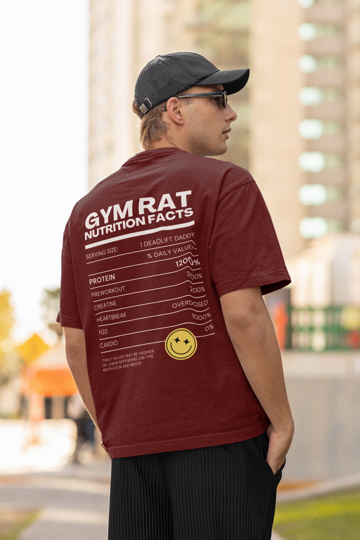 Gym Rat Nutrition Facts Deadlift Daddy Shirt Gym Rat Gift - Etsy