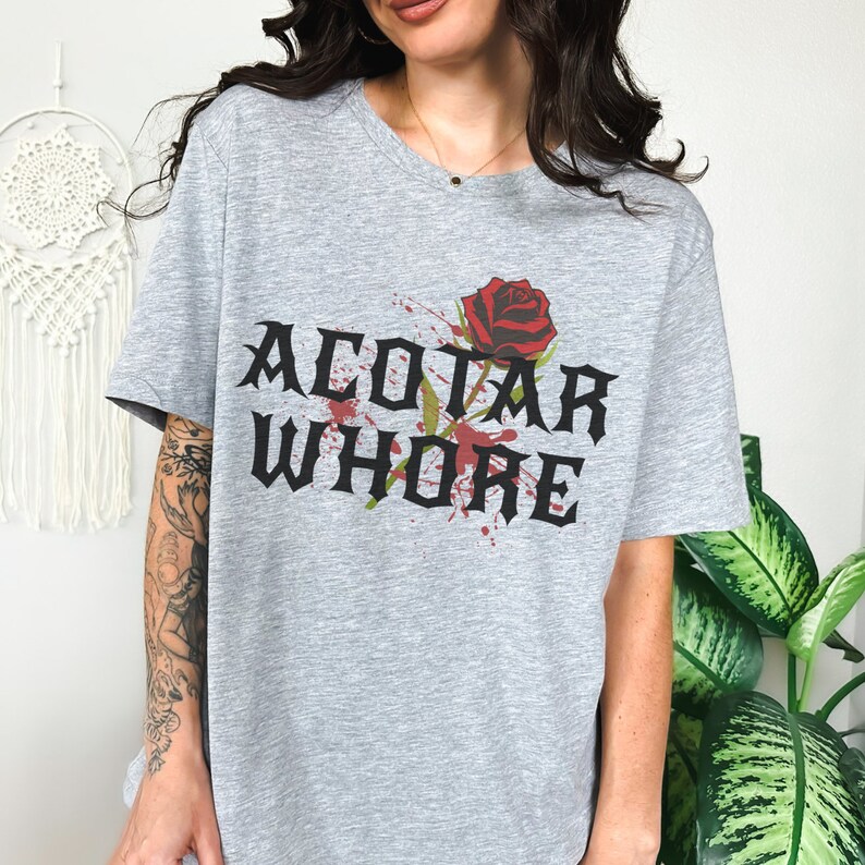 Acotar Whore, A Court of Thorns and Roses Shirt, Rhysand, Acotar Merch ...