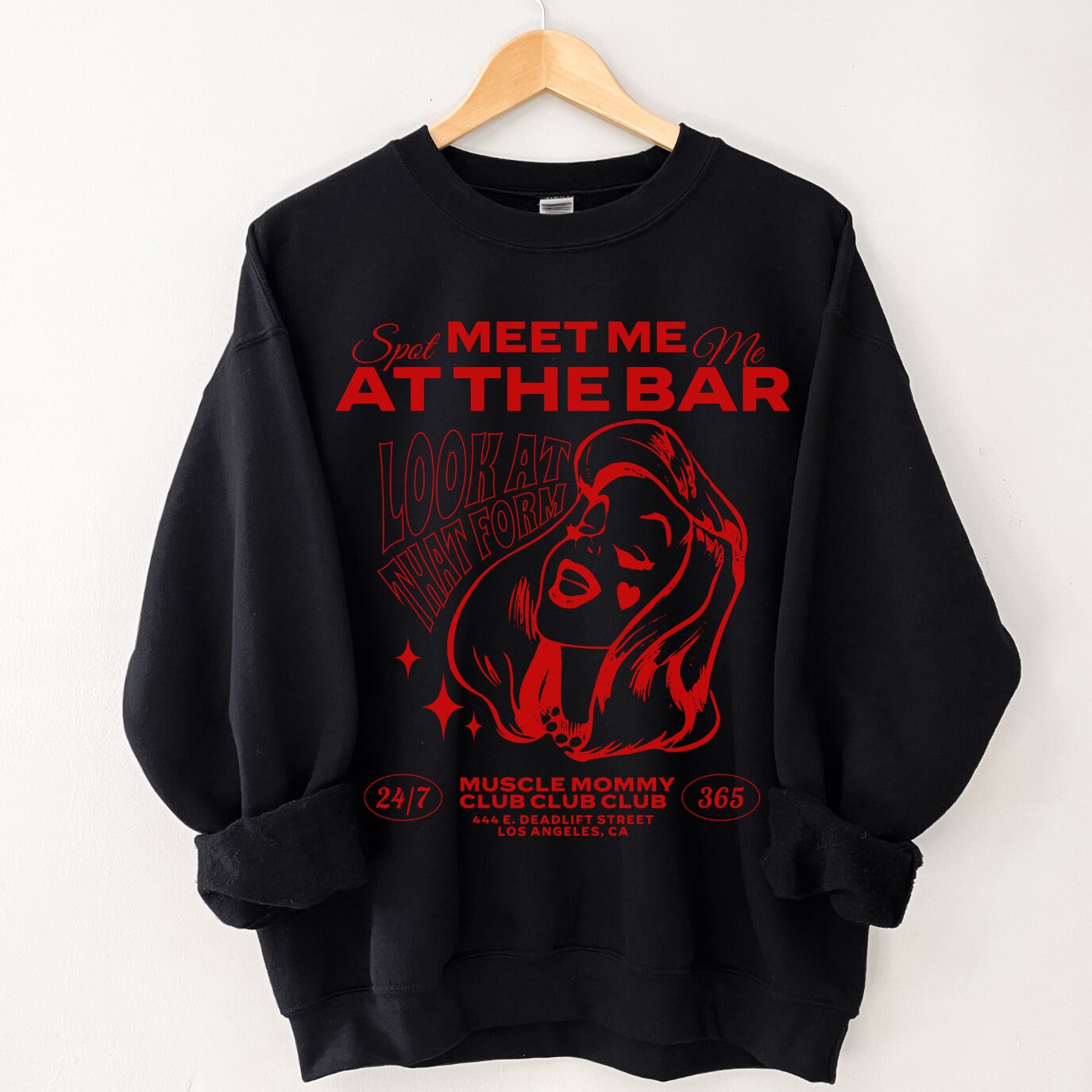 Barbell Muscle Mommy Club, Gym Sweater, Cute Pump Cover, Workout ...