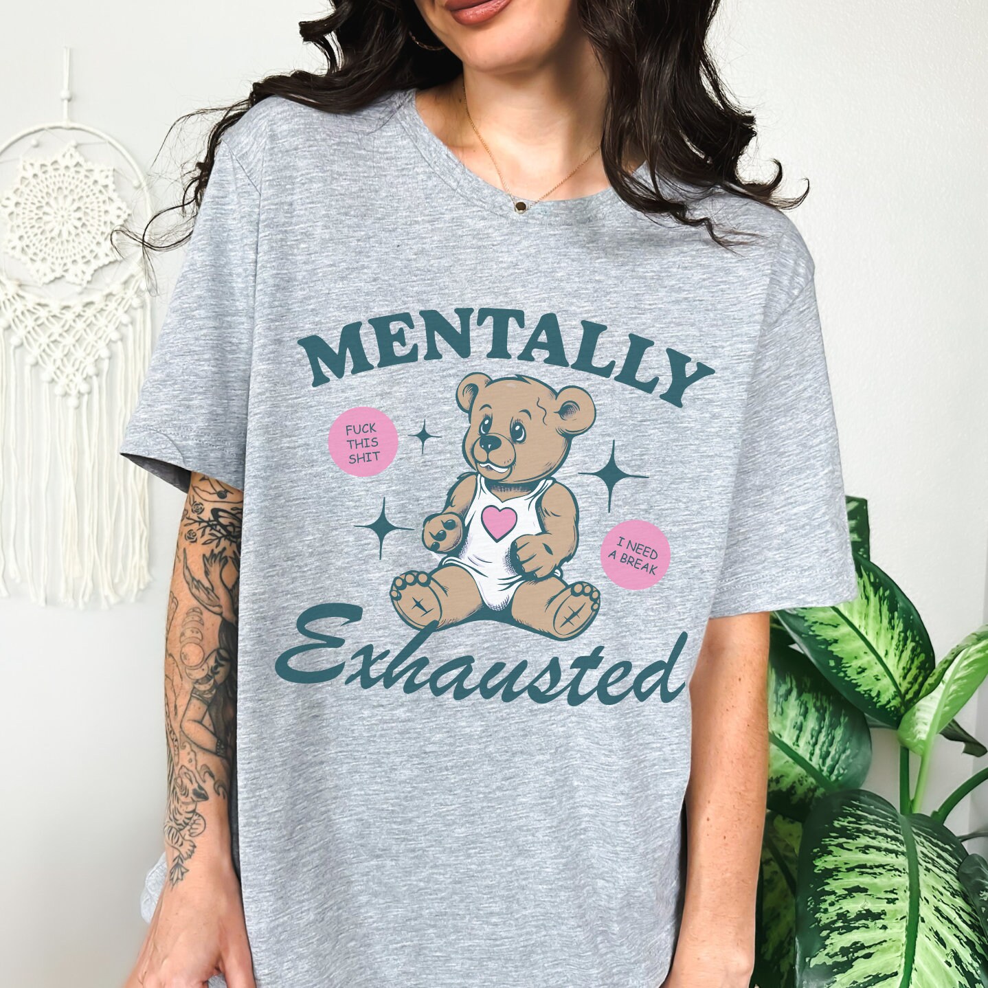 Mentally Exhausted Shirt Mental Health Shirt ADHD Shirt - Etsy