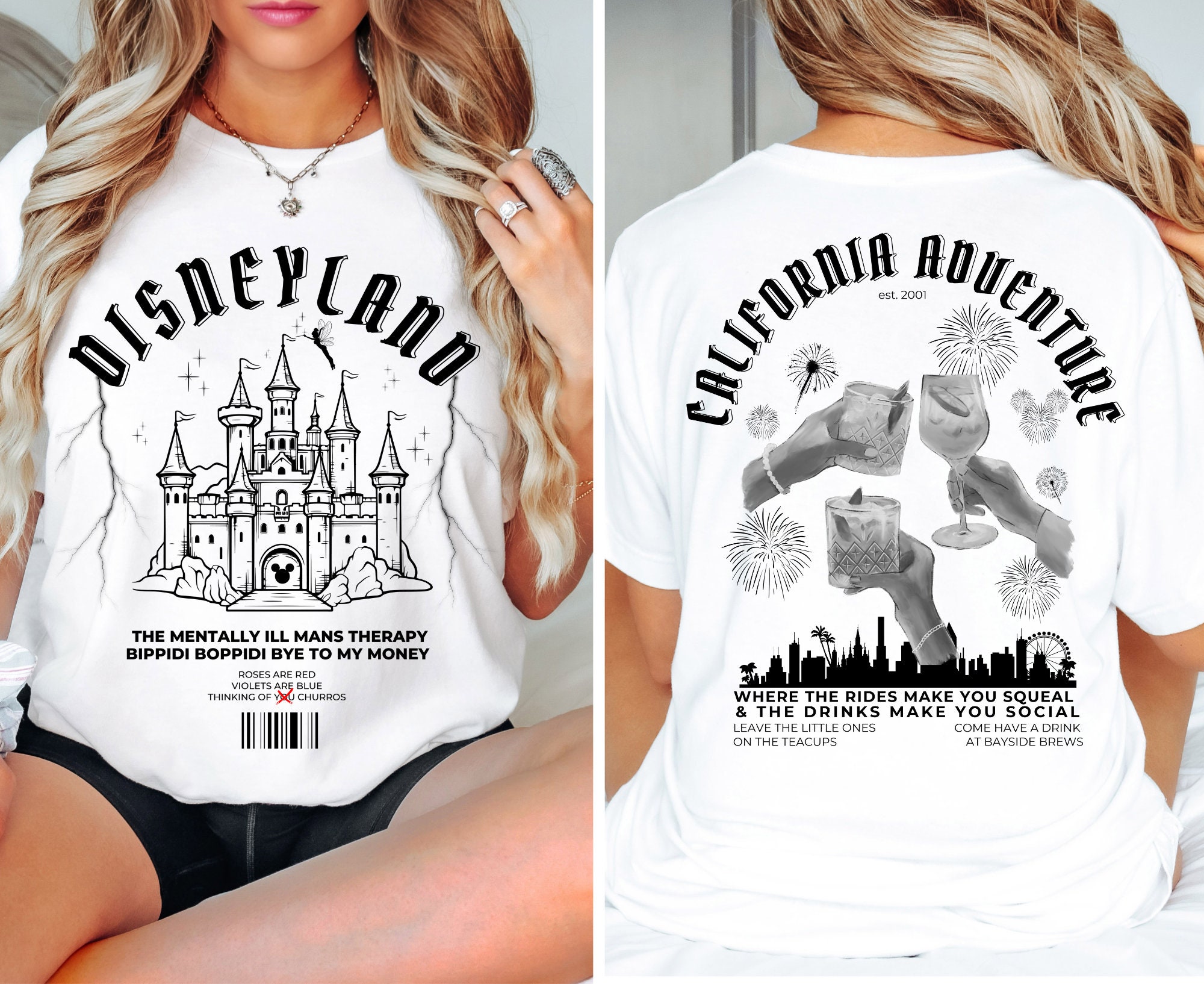 Disney Mentally Ill Mans Therapy Disneyland Streetwear - Etsy