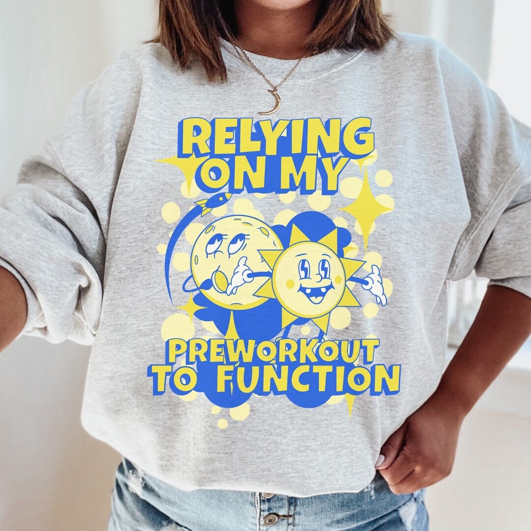 Preworkout to Function Gym Sweater Gym Rat Hoodie Cute Pump - Etsy