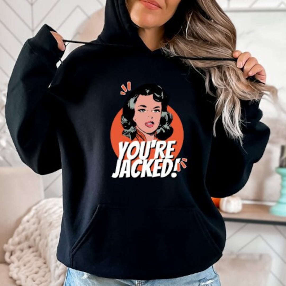 You're Jacked Retro Gym Pump Cover Hoodie Sweatshirt - Etsy