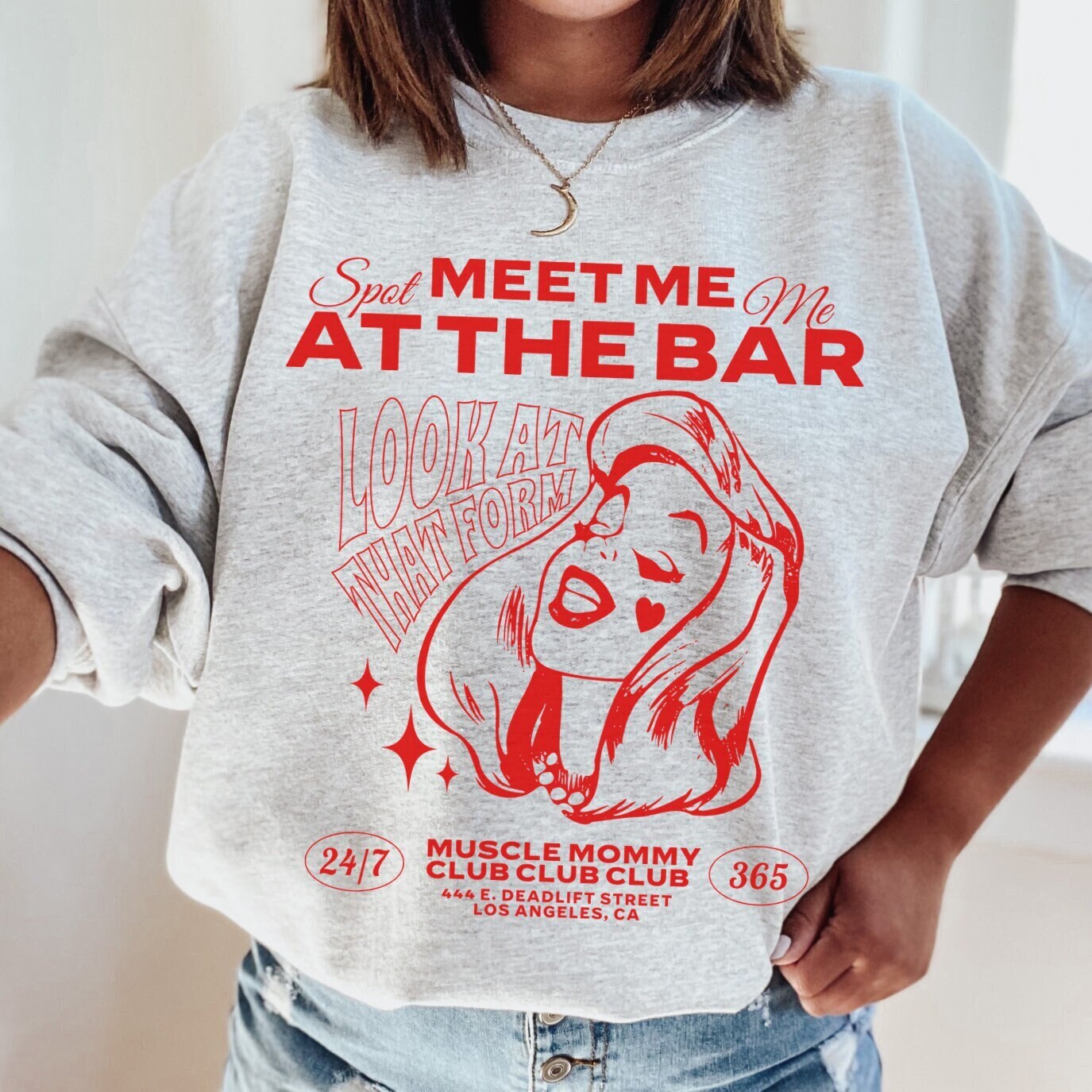 Barbell Muscle Mommy Club, Gym Sweater, Cute Pump Cover, Workout ...