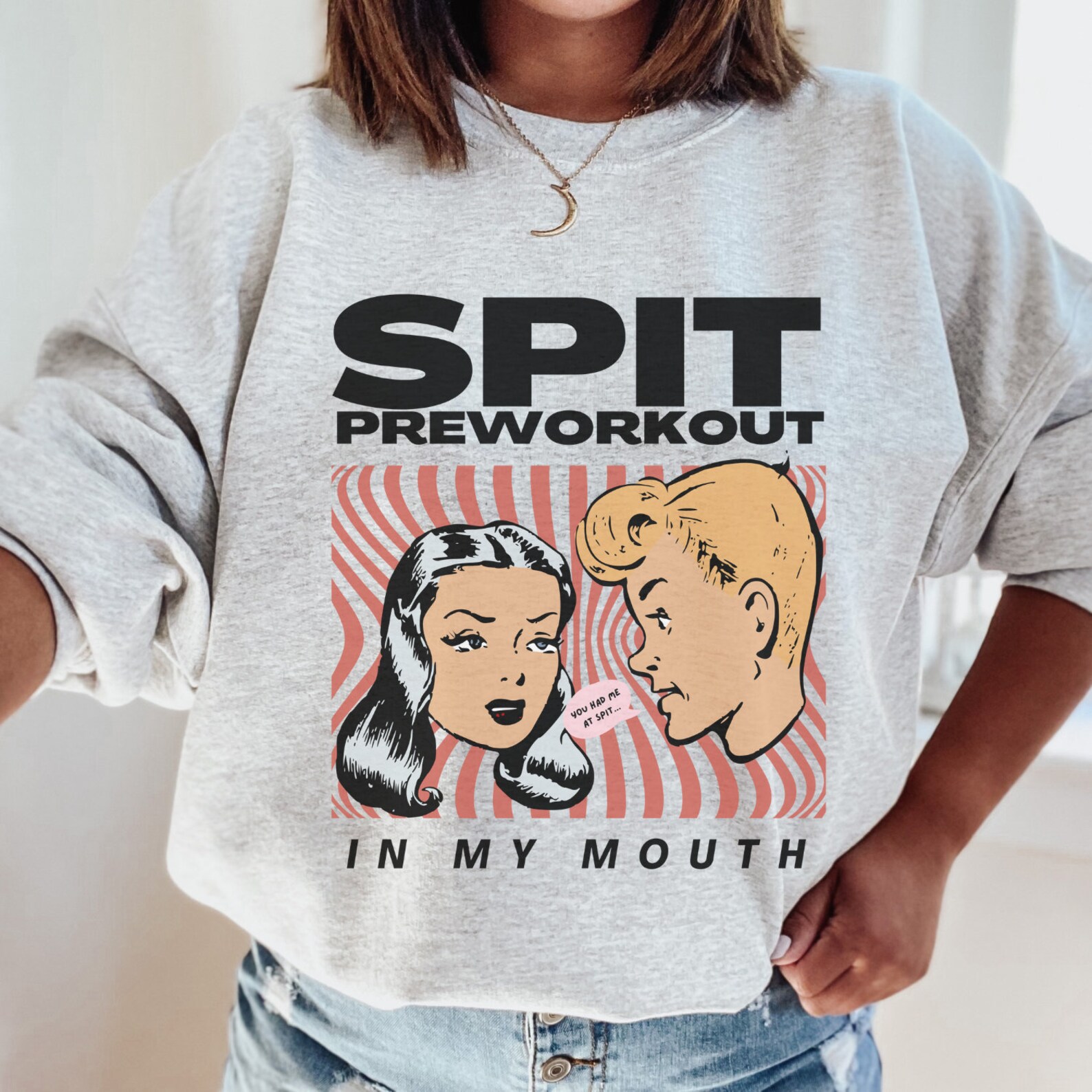 Spit Pre-workout in My Mouth Pump Cover Gym Sweatshirt Pump - Etsy