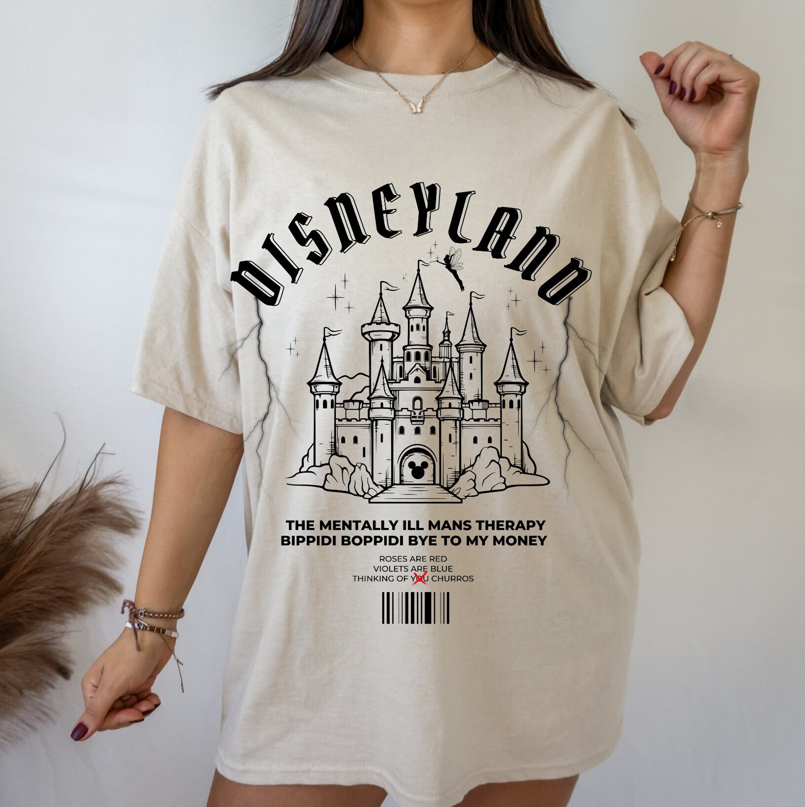 Disney Mentally Ill Mans Therapy Disneyland Streetwear - Etsy