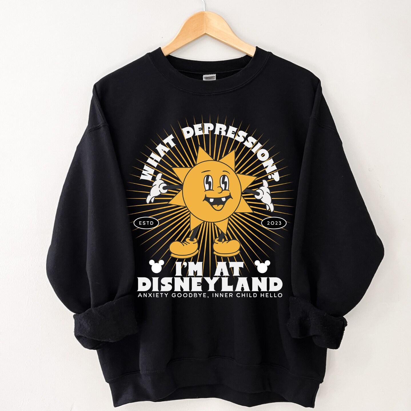 No Depression at Disney Disneyland Sweater Walt Disney - Etsy