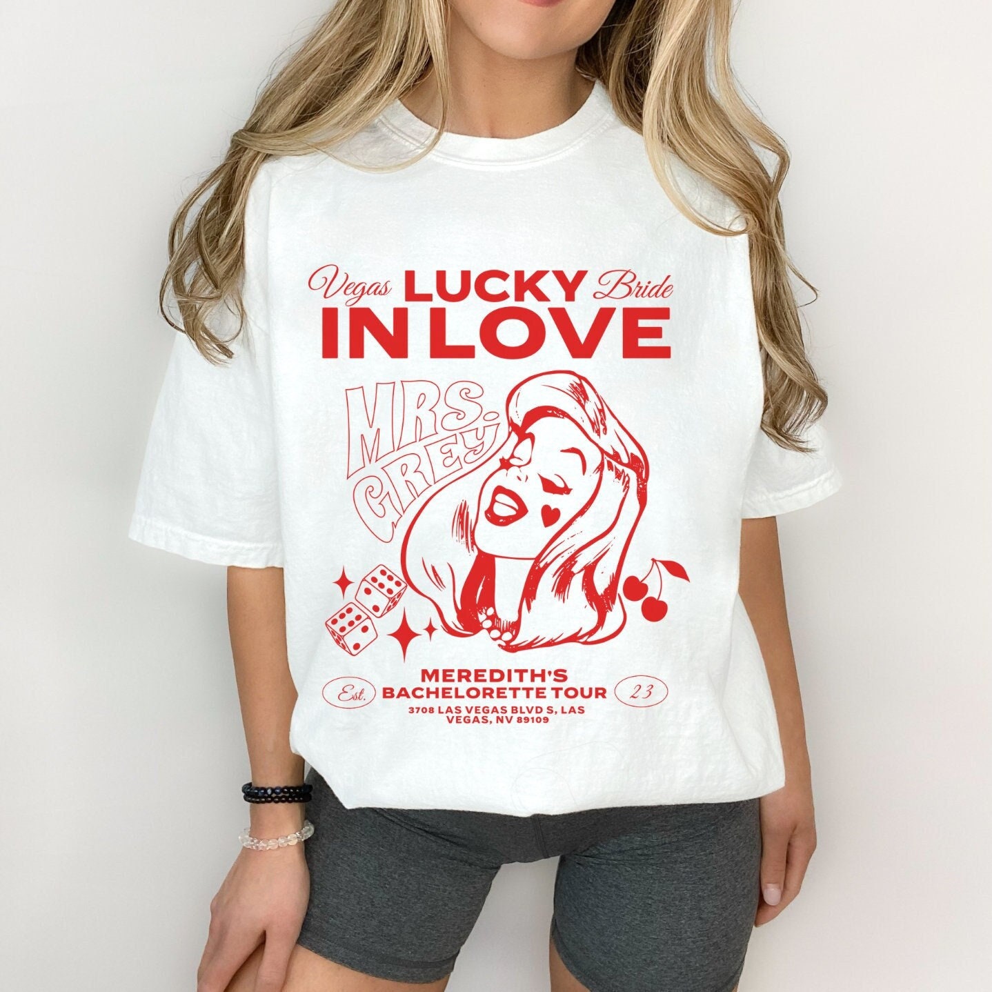 Lucky in Love Vegas Bride Vegas Bachelorette Vegas - Etsy