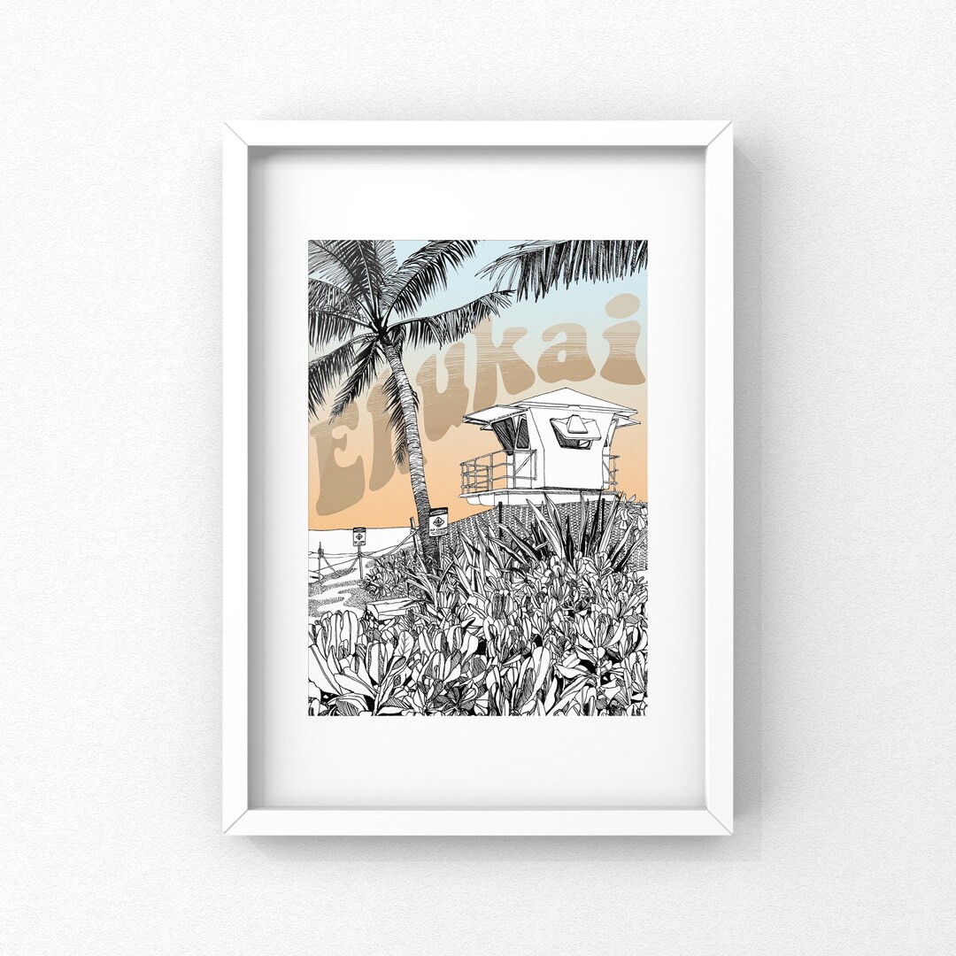 Ehukai Hawaii Art Print - Etsy
