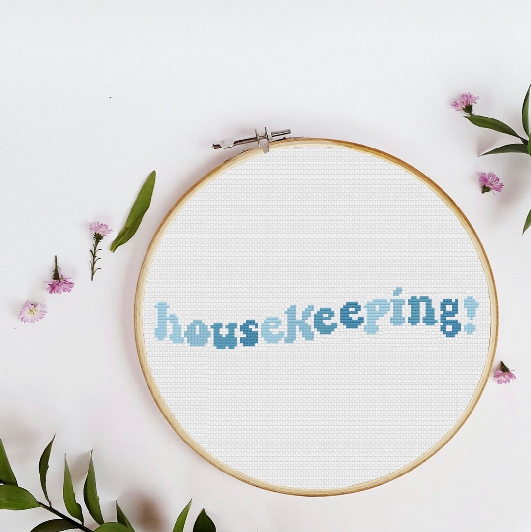 Housekeeping Outer Banks OBX Cross Stitch Pattern, PDF Pattern, Instant ...