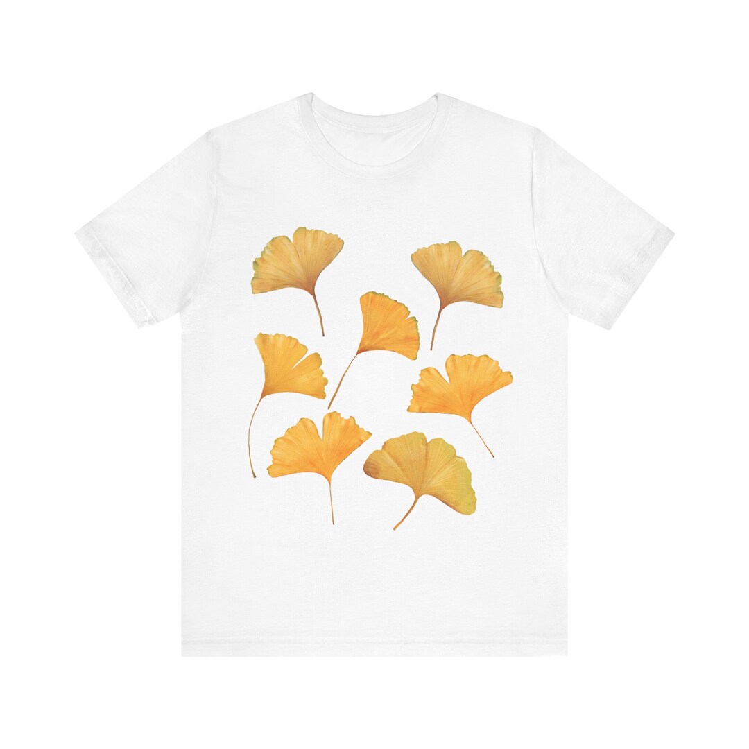 Ginkgo T-shirt Botanical Shirt Plant Lovers Gift Unisex Jersey Short ...