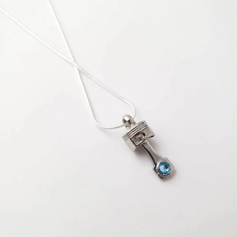 Piston Necklace With Swarovski Crystals-engine automotive Jewelry ...