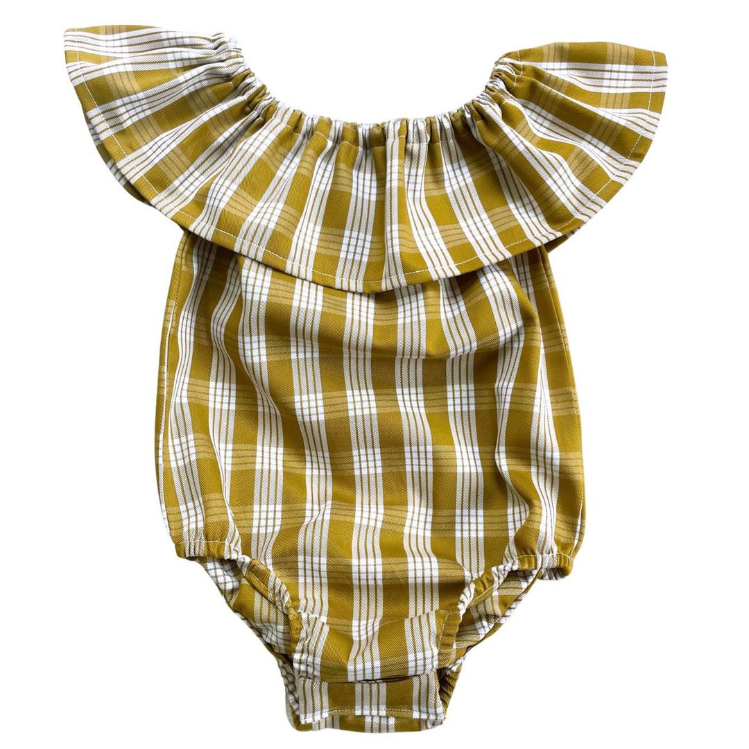 Palaka Plaid Baby Girl Onesie, Hawaii Romper, Newborn Gift - Etsy