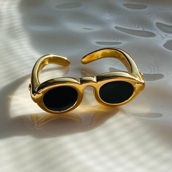 Glasses Ring - Etsy