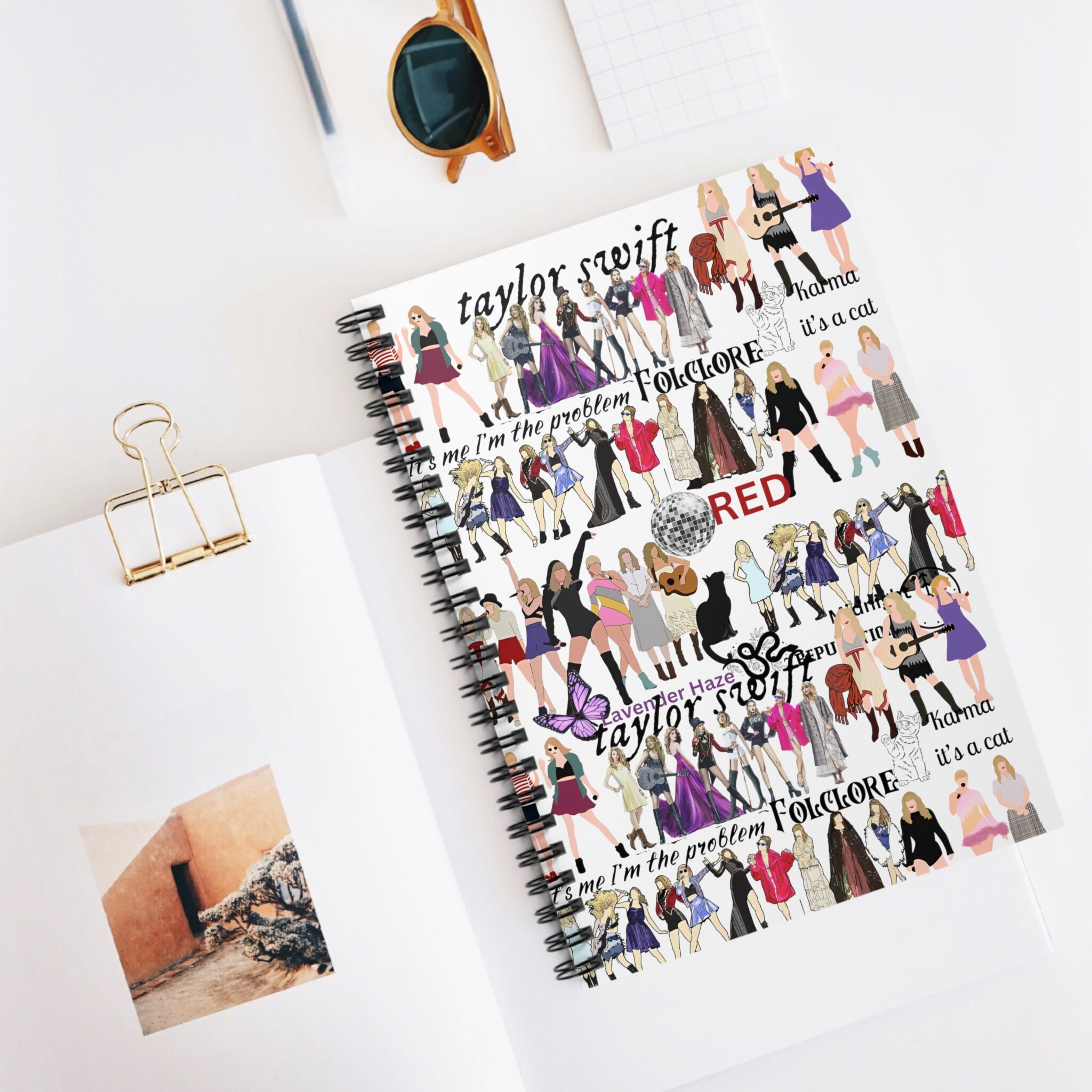 Taylors tour version book back to school notebook spiral ruled line ...
