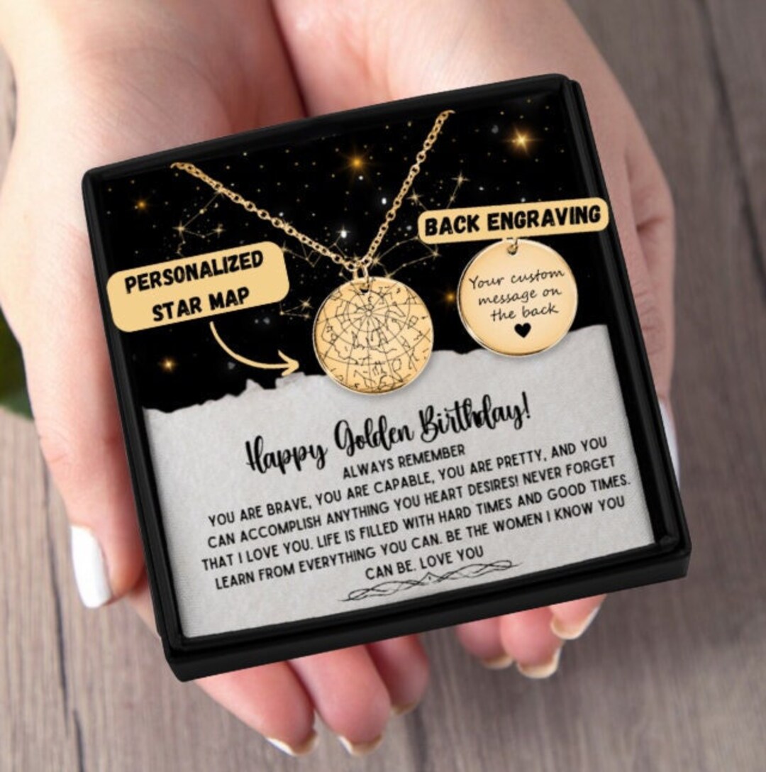 Golden Birthday Gifts Golden Birthday Jewelry Happy Golden Birthday ...