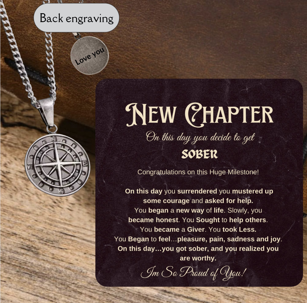 Sobriety Gift for Men, Sober Anniversary Gift for Him , 1 Year Sobriety ...