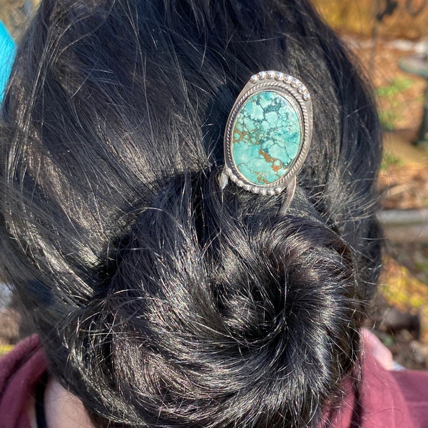 Silver Hair Pin - Etsy