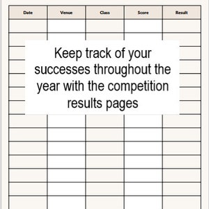 Equestrian Planner Downloadable PDF - Etsy