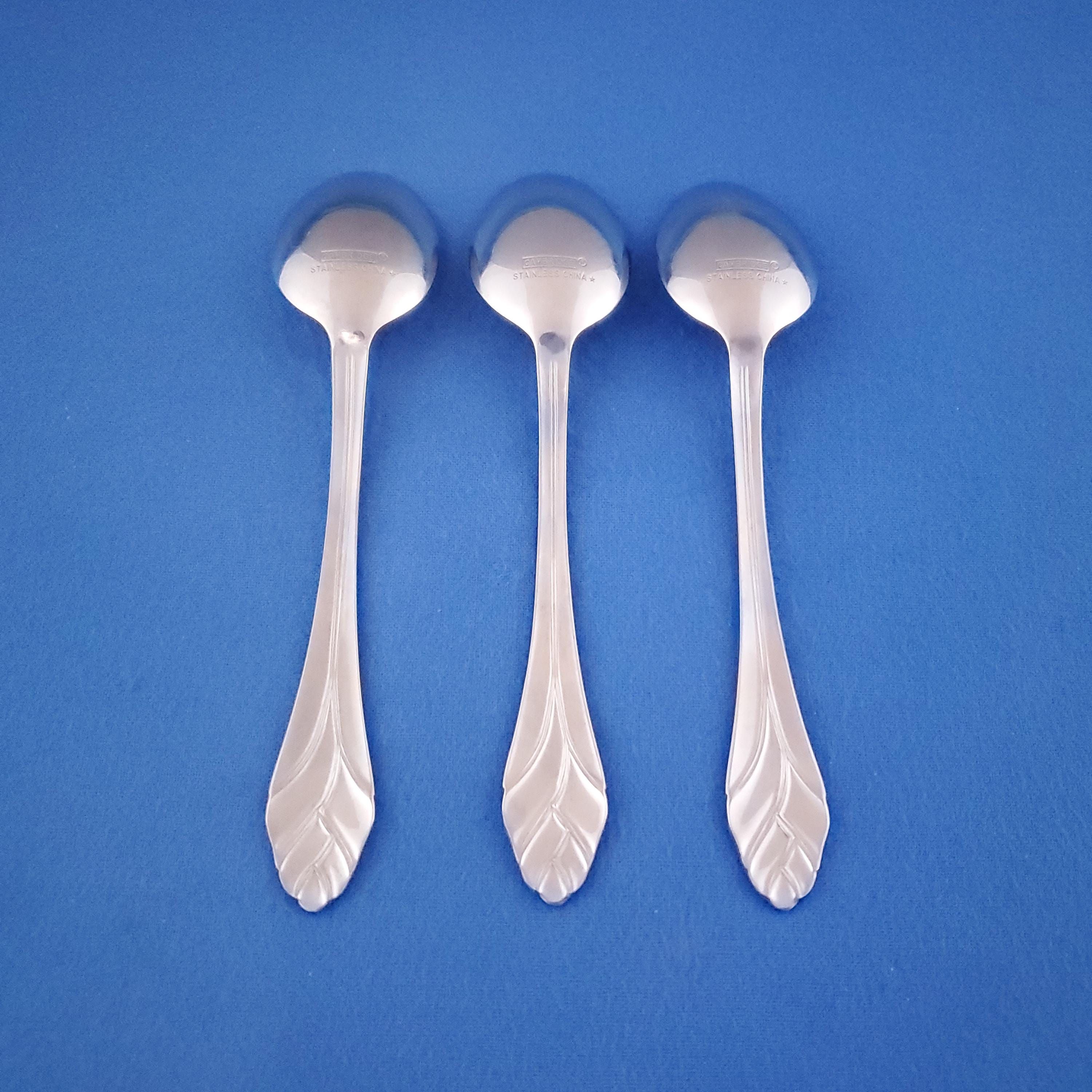 Cambridge CHANTAL Oval Soup Spoon 6 7/8 Beautiful Vintage Flatware Sold ...