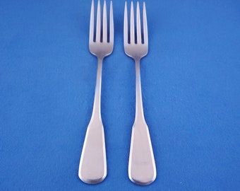Oneida TRIBECA Glossy Stainless ~ Dinner Fork 7 1/4" ~ Beautiful Vintage Flatware ~ Sold in Sets ...