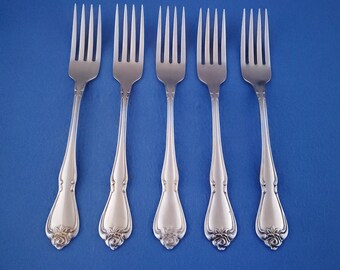 Oneida ARBOR ROSE ~ True Rose ~ Dinner Fork 7 1/4" ~ Beautiful Vintage ...
