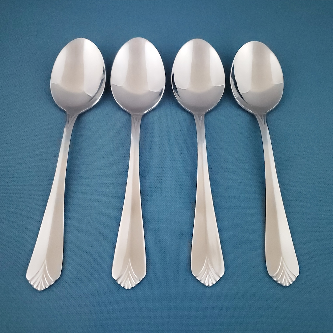 Cambridge KRYSTEN ~ Soup Spoon 7" ~ Stainless ~ Beautiful Vintage ...