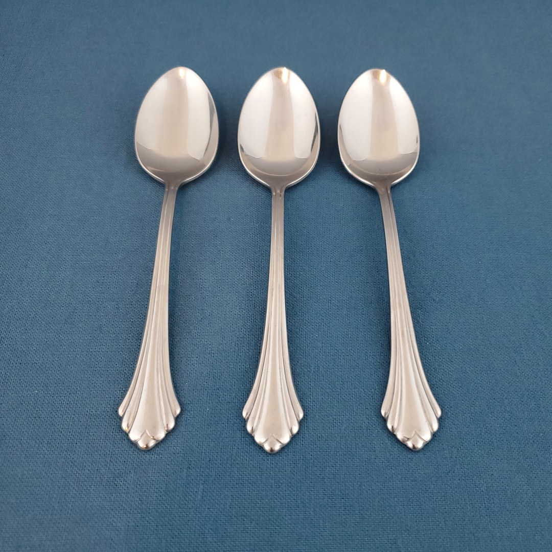 Oneida BANCROFT Stainless ~ Teaspoon 6" ~ Beautiful Vintage Flatware ...