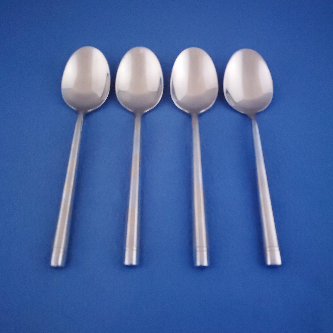 Hampton Silversmiths RITZ-FROSTED~ Soup Spoon 7 1/2" ~ Stainless ...