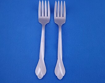 Oneida TRIBECA Glossy Stainless ~ Dinner Fork 7 1/4" ~ Beautiful Vintage Flatware ~ Sold in Sets ...