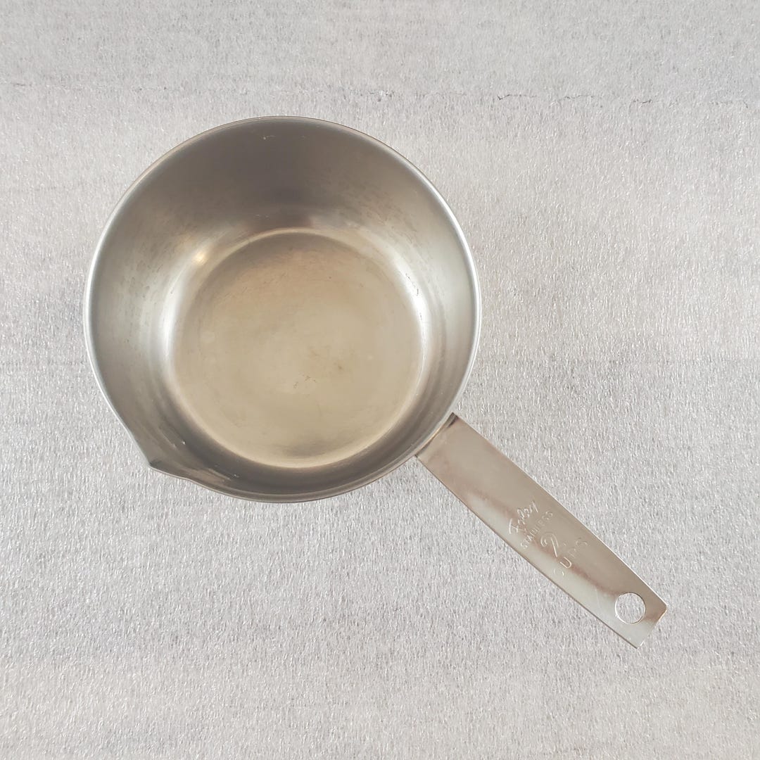 Vintage Foley 2 Cup Stainless Steel Measuring Cup - Etsy