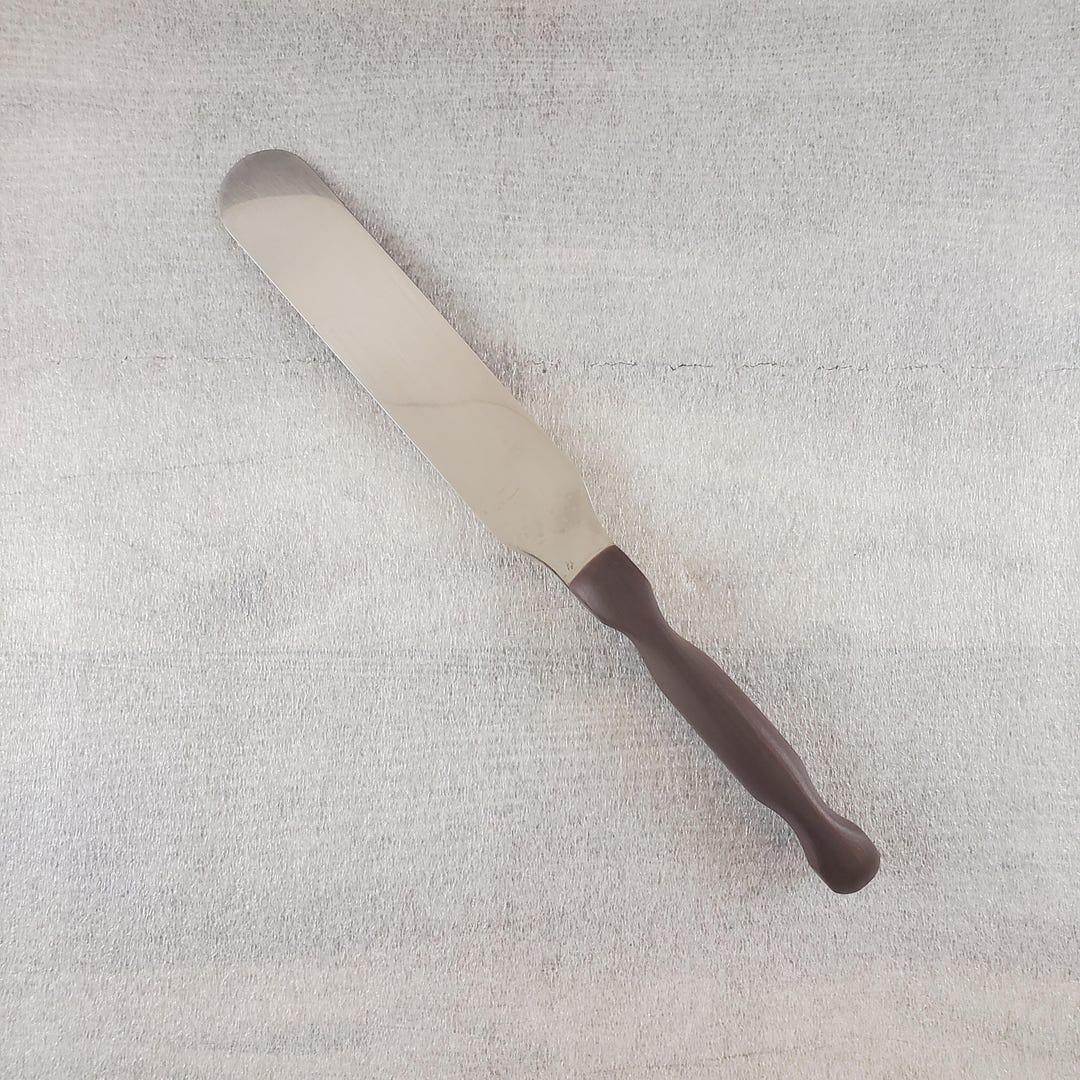 Cutco 28 Brown Swirl 12.25 Icing Spreader Knife Spatula Stainless Made ...
