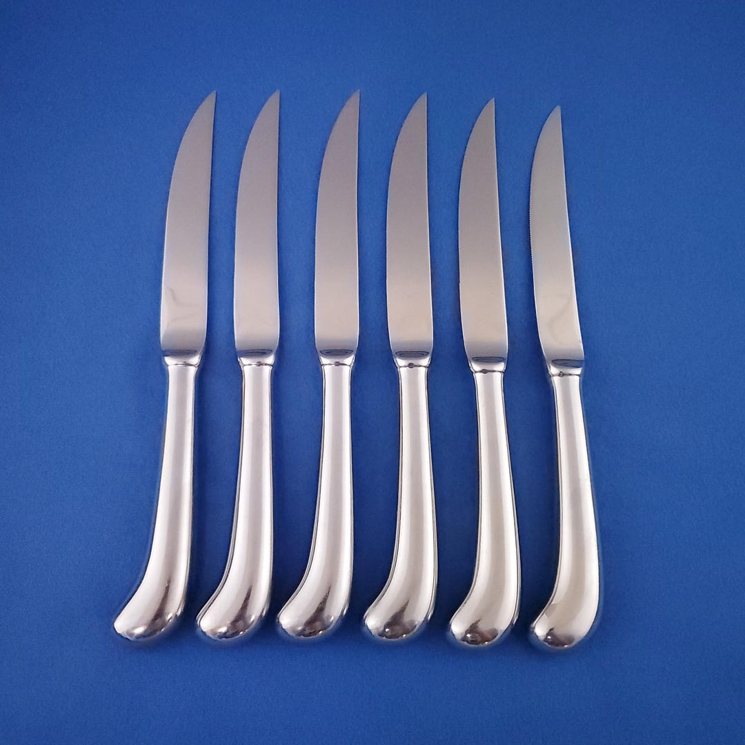 Set of 6 Hoffritz Stainless Steak Knives Pistol Grip Made in Korea - Etsy