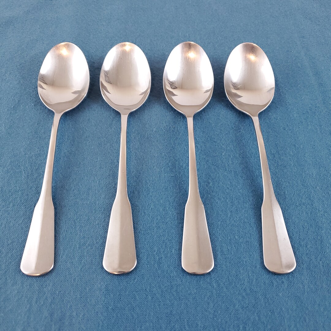 Oneida COLONIAL ARTISTRY Satin Stainless Oval Soup Spoon 6 3/4 ...