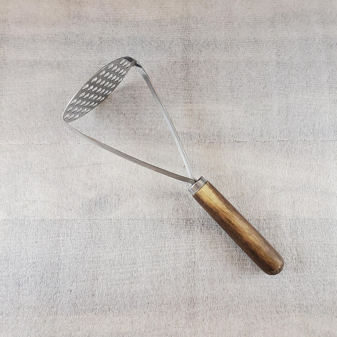 Vintage Potato / Bean Masher 11 Wood Handle Country Farmhouse Kitchen ...