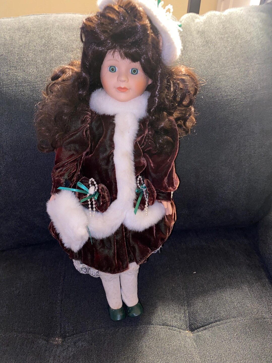 Porcelain Brass Key Doll - Etsy