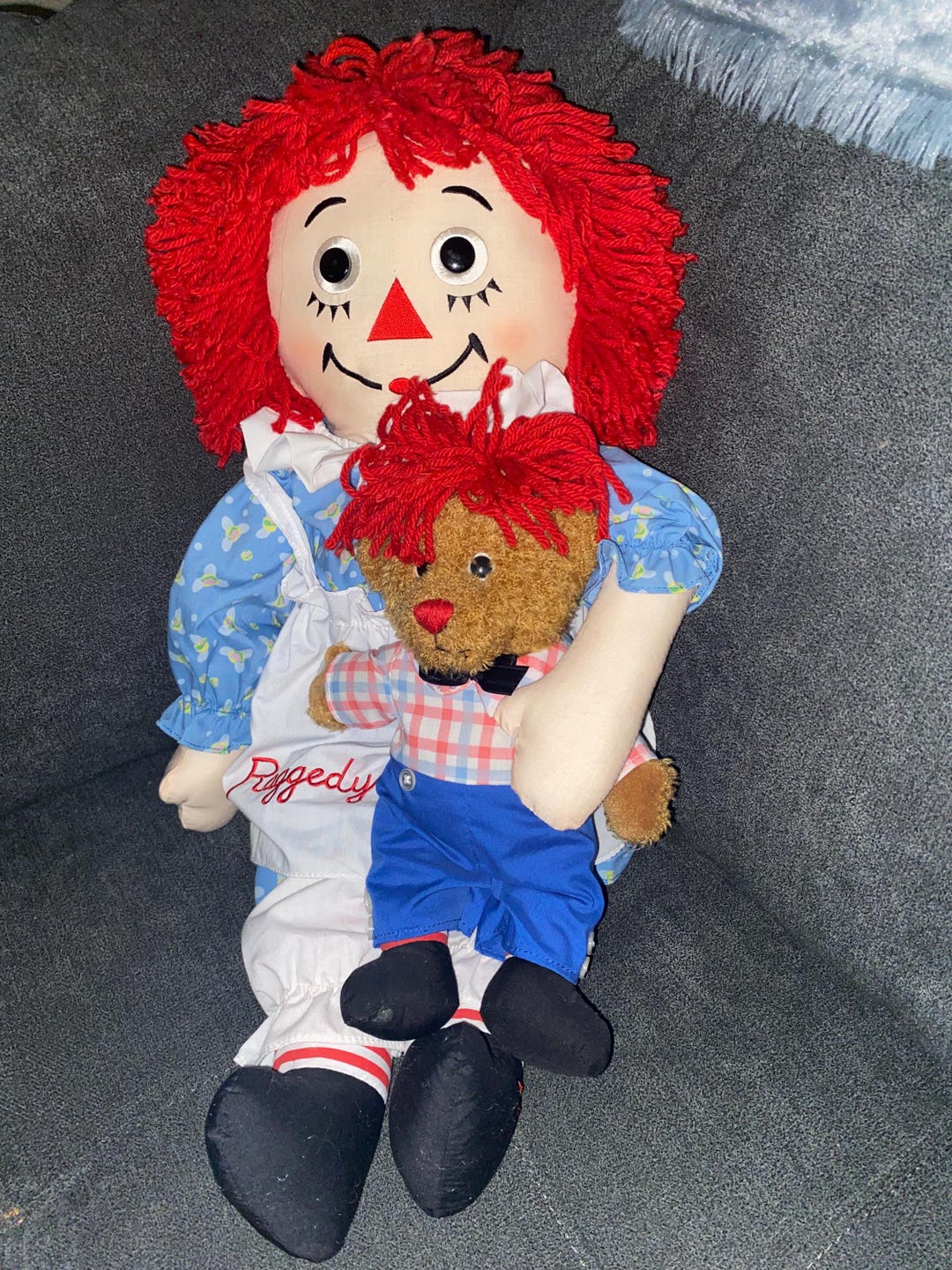 Raggedy Ann and Raggedy Bear Doll - Etsy