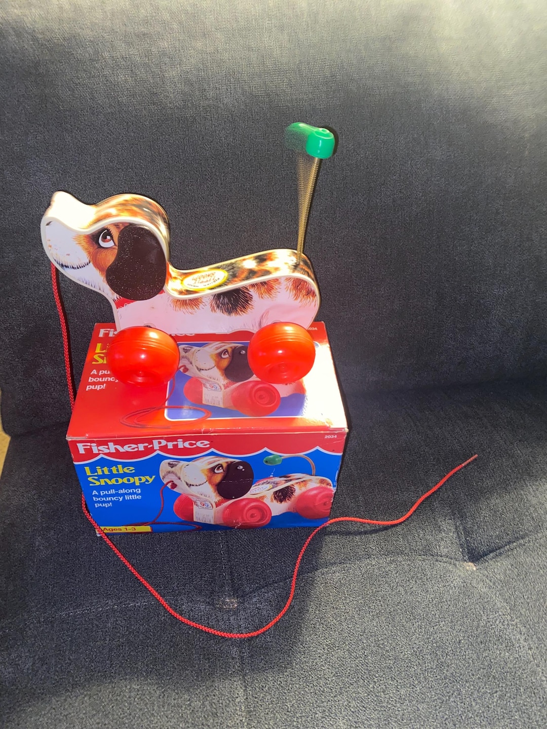 Fisher-price Little Snoopy Pull Along Toy - Etsy