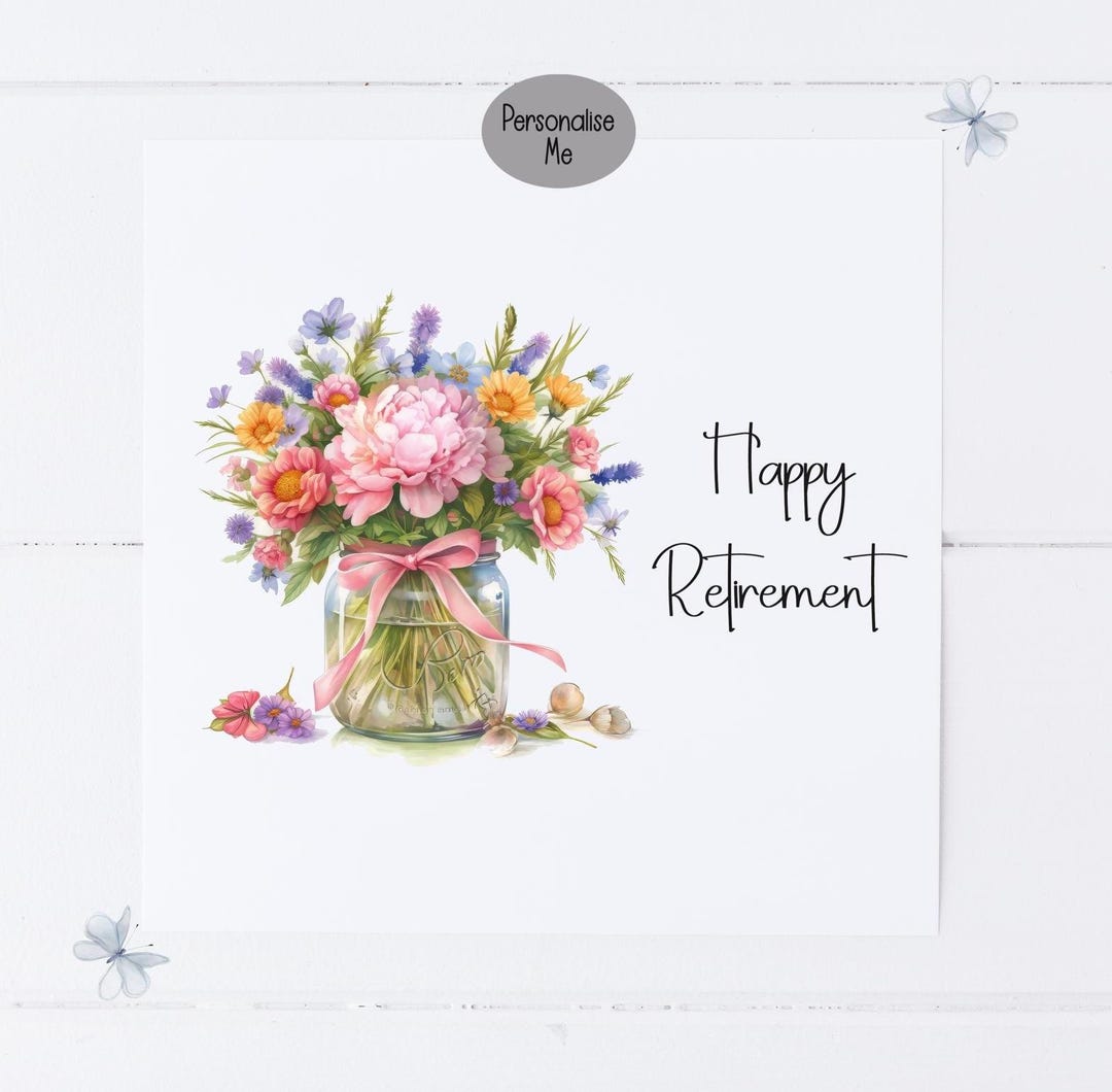 Retirement Card, Happy Retirement Card, Retirement Card for Female ...