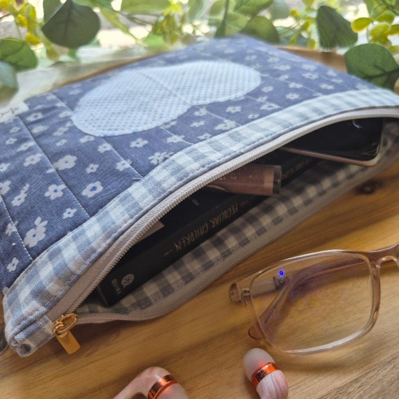 E-reader Cover | Zipper Pouch | Book Sleeve | Pencil Case | Project Bag ...