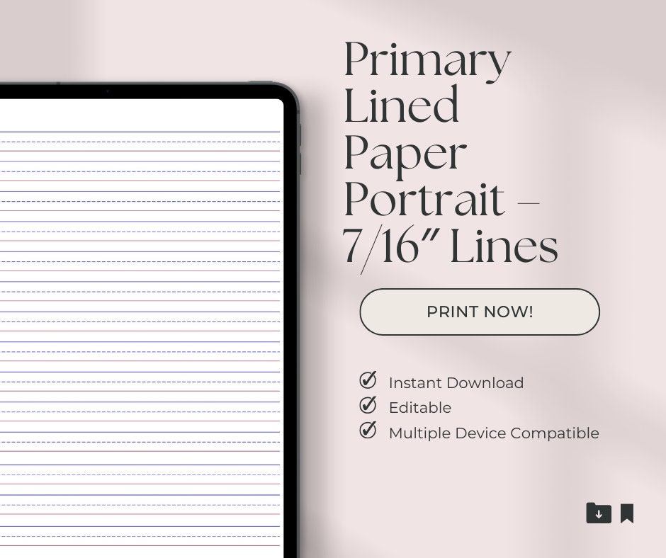 Primary Ruled Line