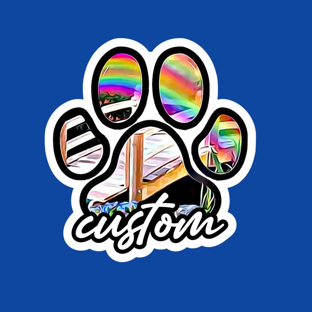 Custom Pet Name Rainbow Bridge Sticker, Pet Sticker, Vinyl Water ...