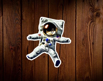 Spaceman Helmet / Astronaut Vinyl Sticker - Etsy