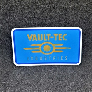 Fallout Sticker Vault-tec, Vaulttec Industries, Gaming, Vinyl Water ...