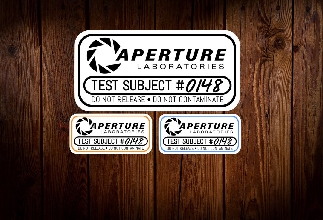 Aperture Laboratories Sticker, Portal Sticker, Aperture Laboratories ...
