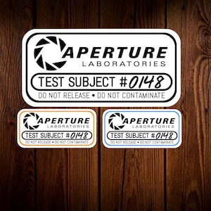 Aperture Laboratories Sticker, Portal Sticker, Aperture Laboratories ...
