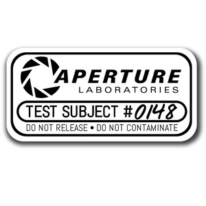 Aperture Laboratories Sticker, Portal Sticker, Aperture Laboratories ...
