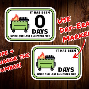 Dumpster Fire - Etsy