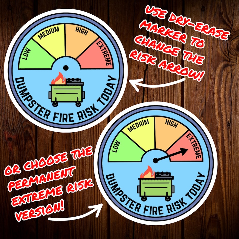 Fire Morale Sticker - Etsy
