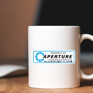 Property of Aperture Laboratories Sticker, Portal Sticker, Aperture ...